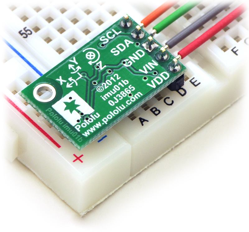 Pololu - MinIMU-9 v2 Gyro, Accelerometer, and Compass (L3GD20 and LSM303DLHC Carrier)