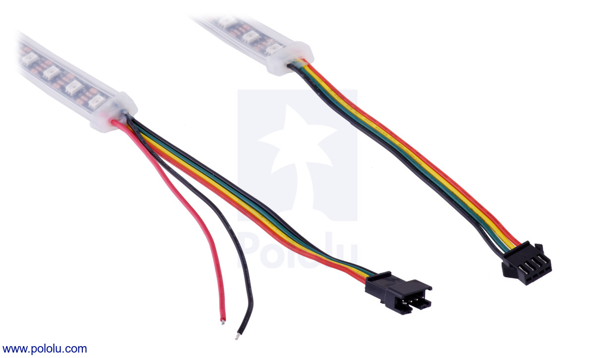 Pololu - Addressable RGB 60-LED Strip, 5V, 1m (APA102C)