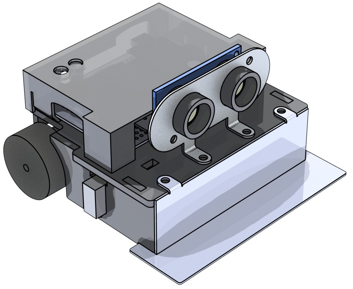 Pololu - Brandon's mini sumo robot: Black Mamba