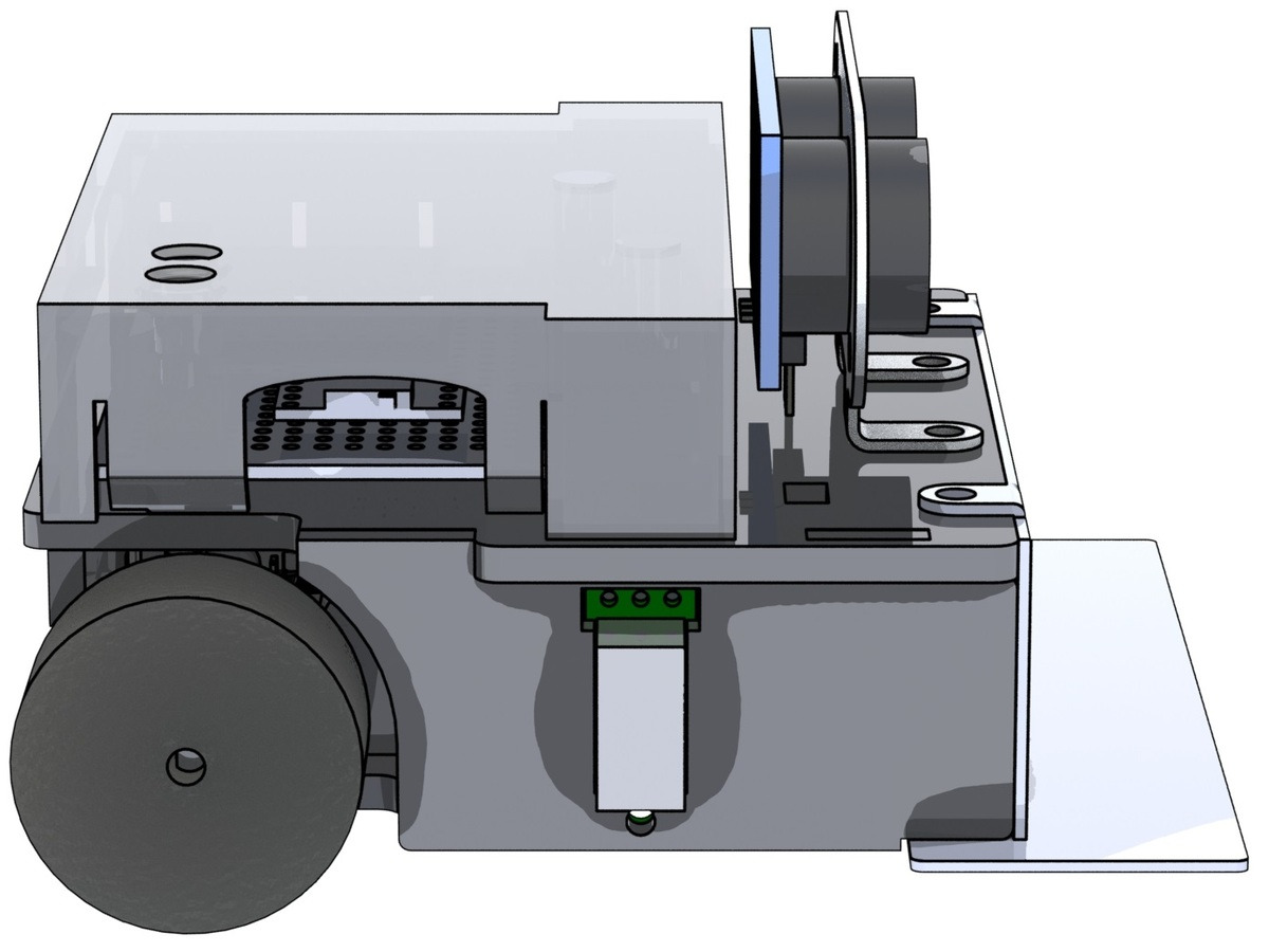 Pololu - Brandon's mini sumo robot: Black Mamba